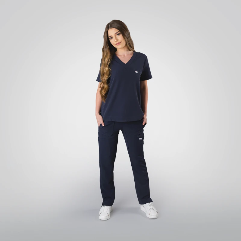 Costum medical bleumarin de damă Cutzarida - FeelKin