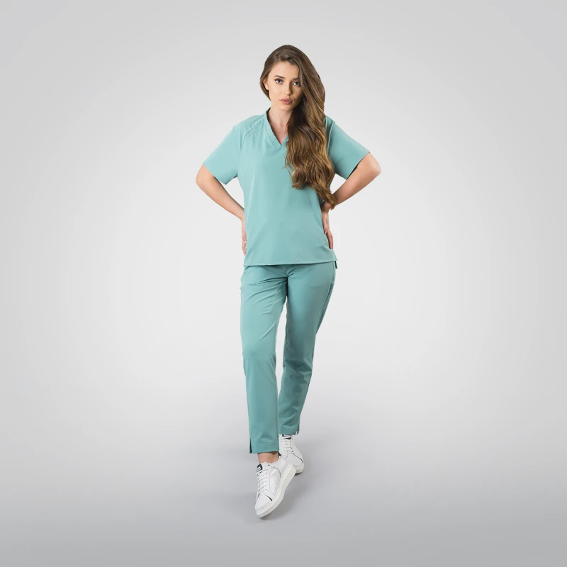 Costum medical verde de damă Jex-Blake - FeelKin