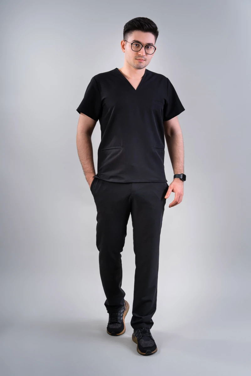 Costum medical negru bărbați Osler - FeelKin