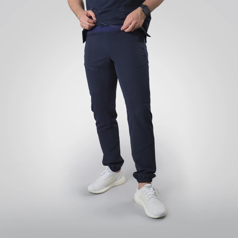 Pantaloni medicali bleumarin bărbați Hunter - FeelKin